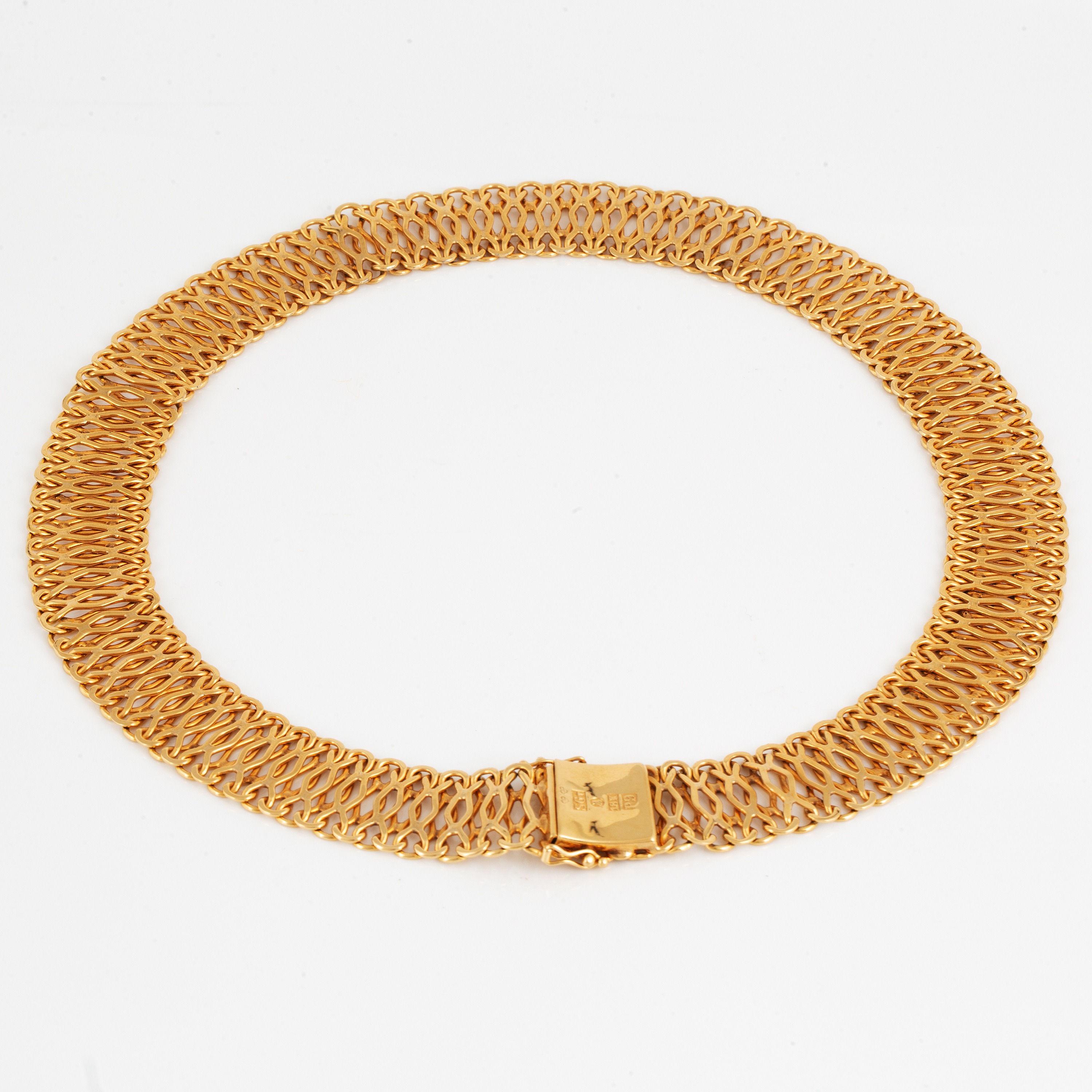 18K gold necklace. - Bukowskis