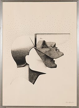 KIMMO KAIVANTO, serigraph, signed and dated -73, numbered 70/75 ...