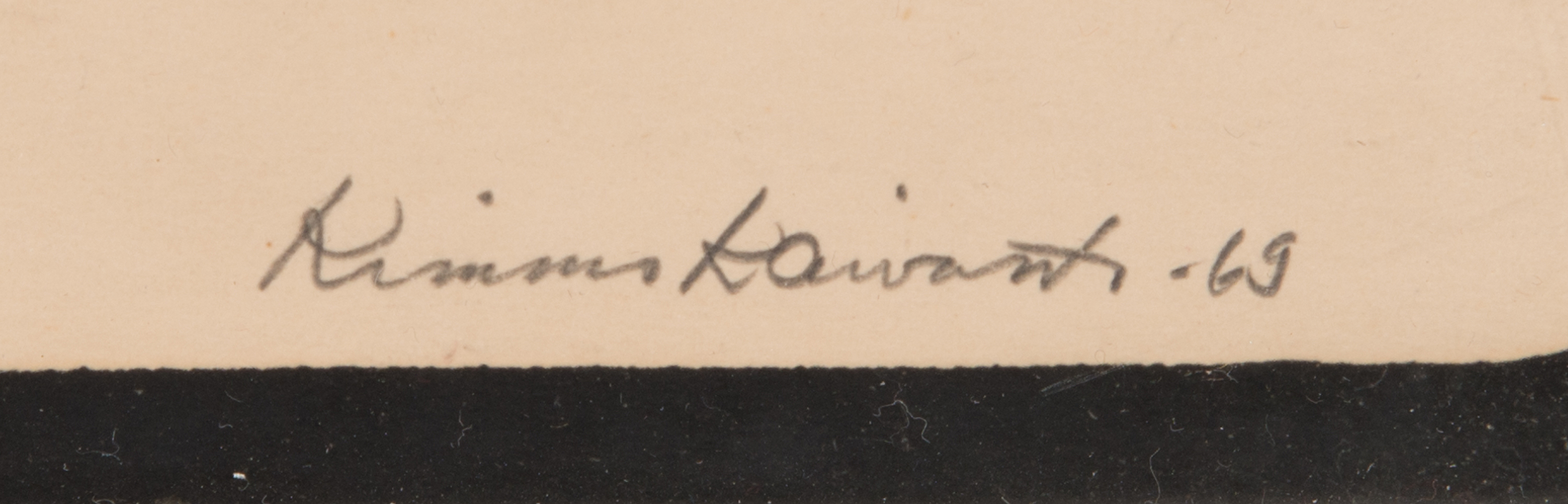 KIMMO KAIVANTO, serigraph, signed and dated -69, numbered 59/57 ...