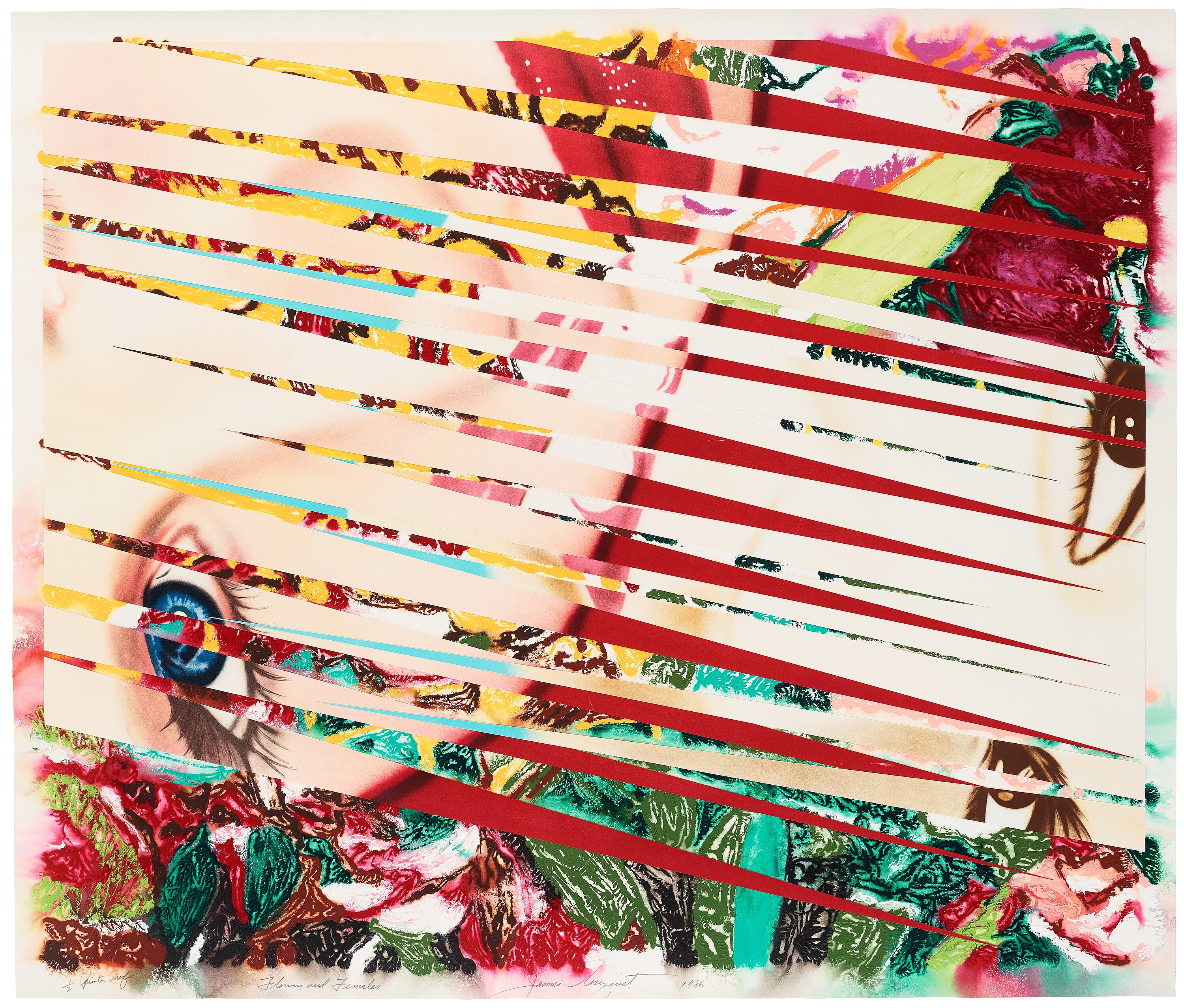 James Rosenquist, "Flowers & Females". - Bukowskis