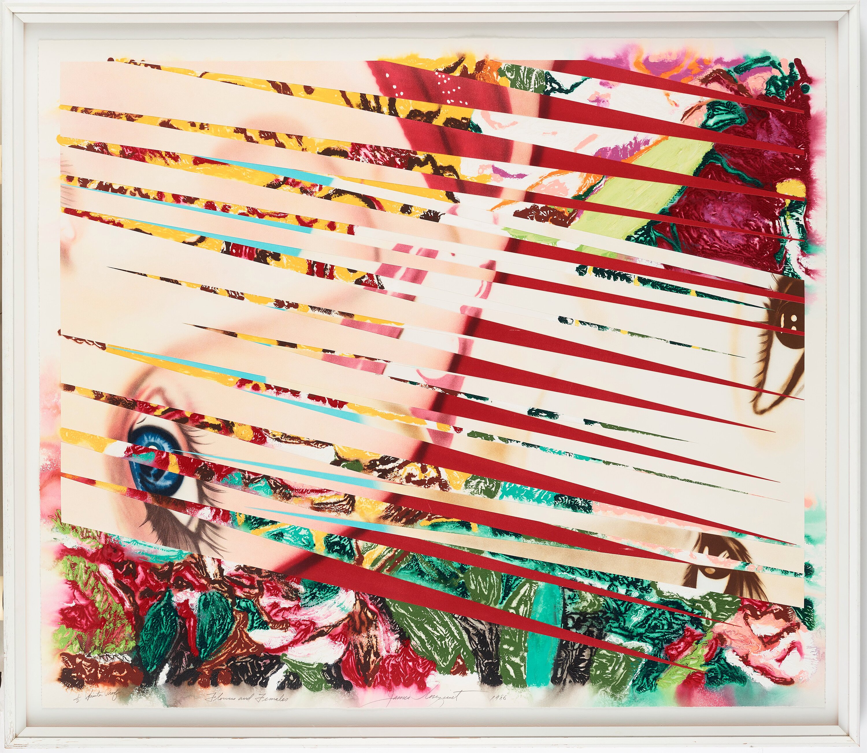 James Rosenquist, "Flowers & Females". - Bukowskis