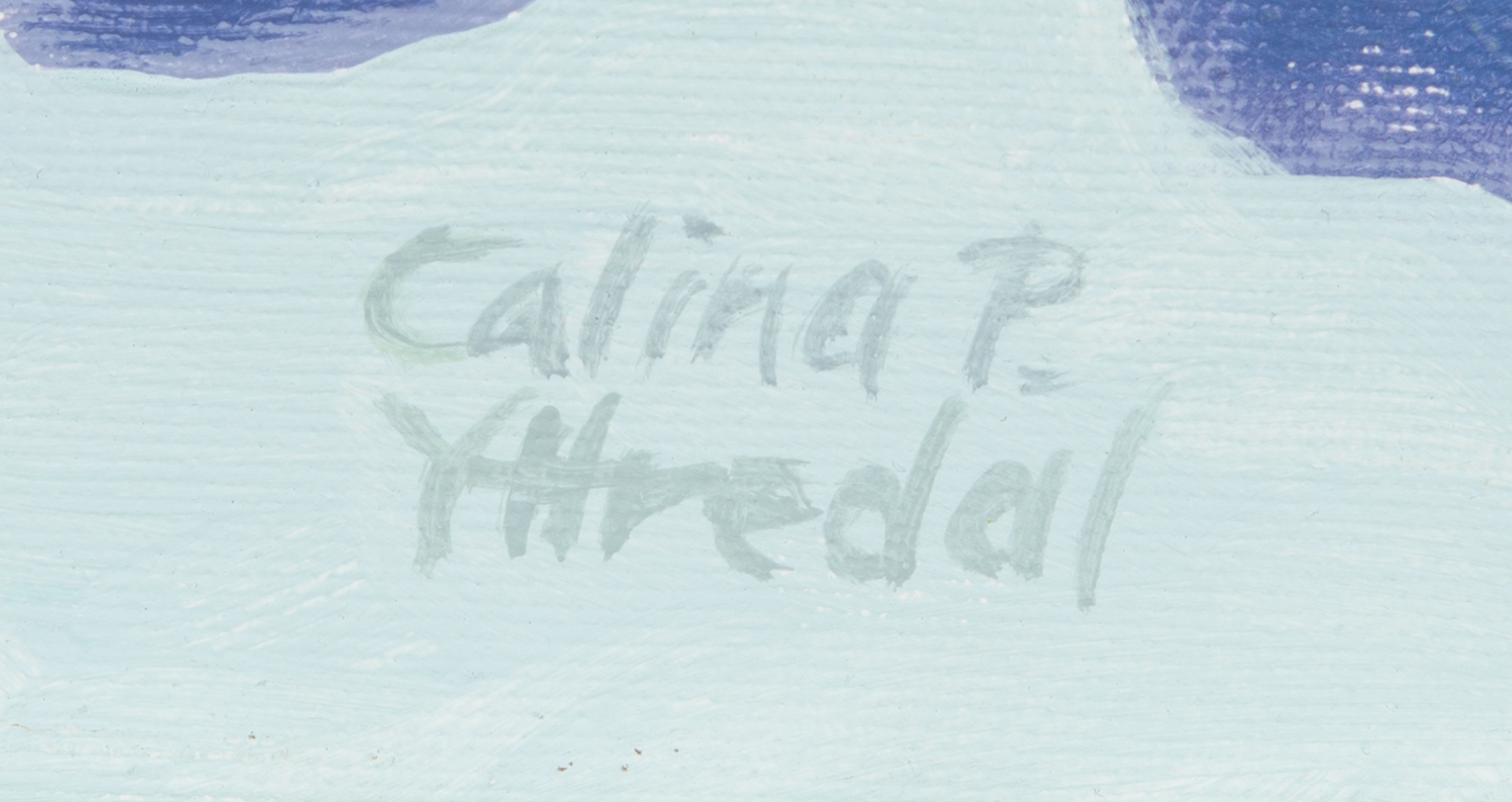 CALINA PANDELE YTTREDAL, oil on canvas, signed. - Bukowskis