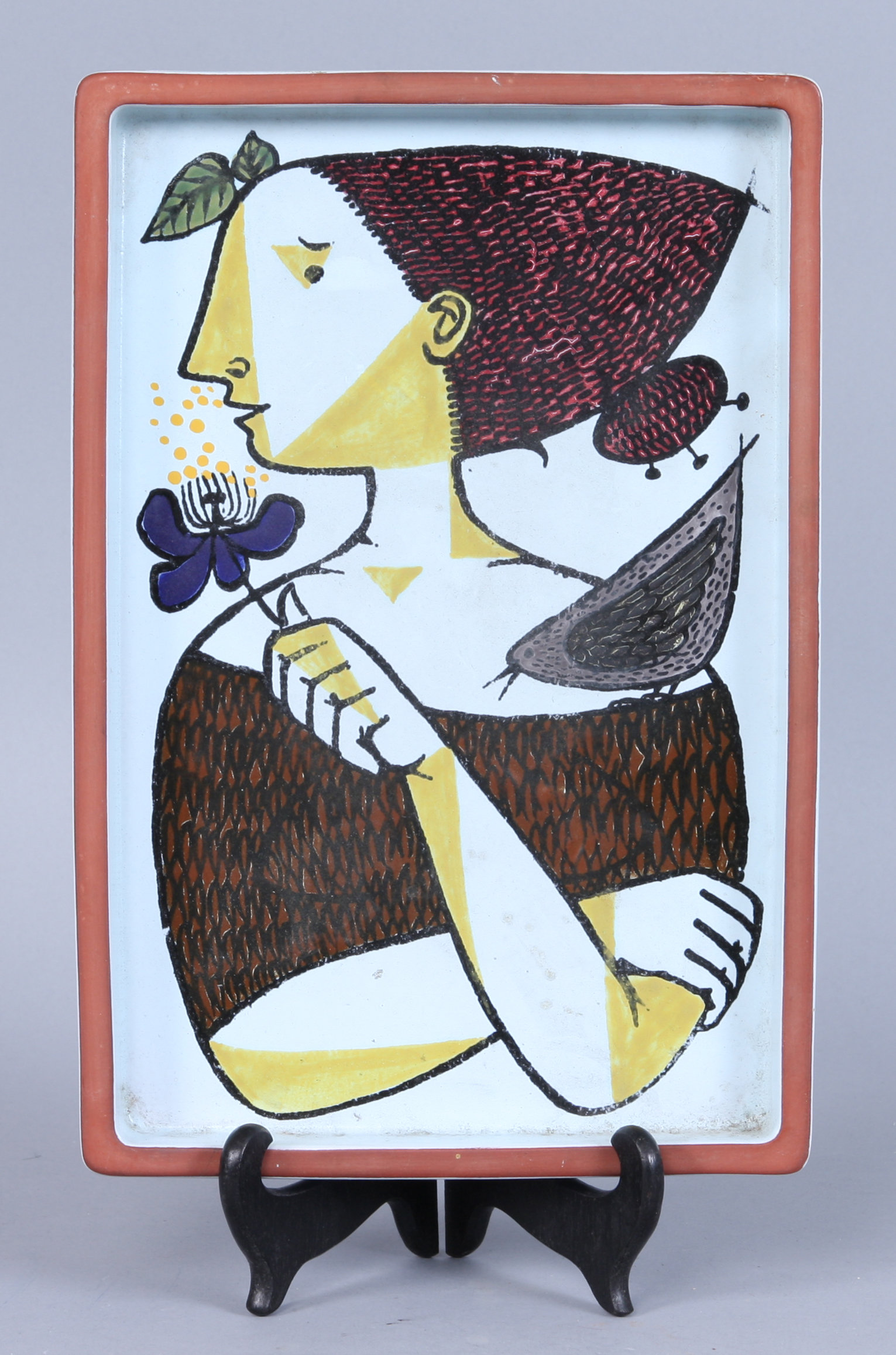 FAT, fajans, "Karneval", Stig Lindberg, Gustavsberg. - Bukowskis