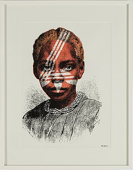 Makode Linde, digital print signed and dated 09. - Bukowskis
