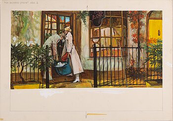 GERD MILLER, gouache och akvarell, signerad. - Bukowskis