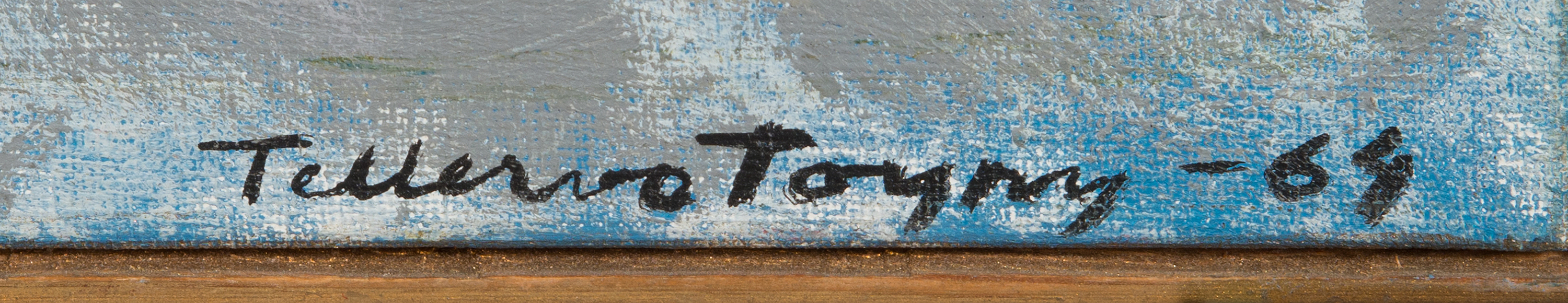 TELLERVO TÖYRY, oil on canvas, signed and dated -64. - Bukowskis