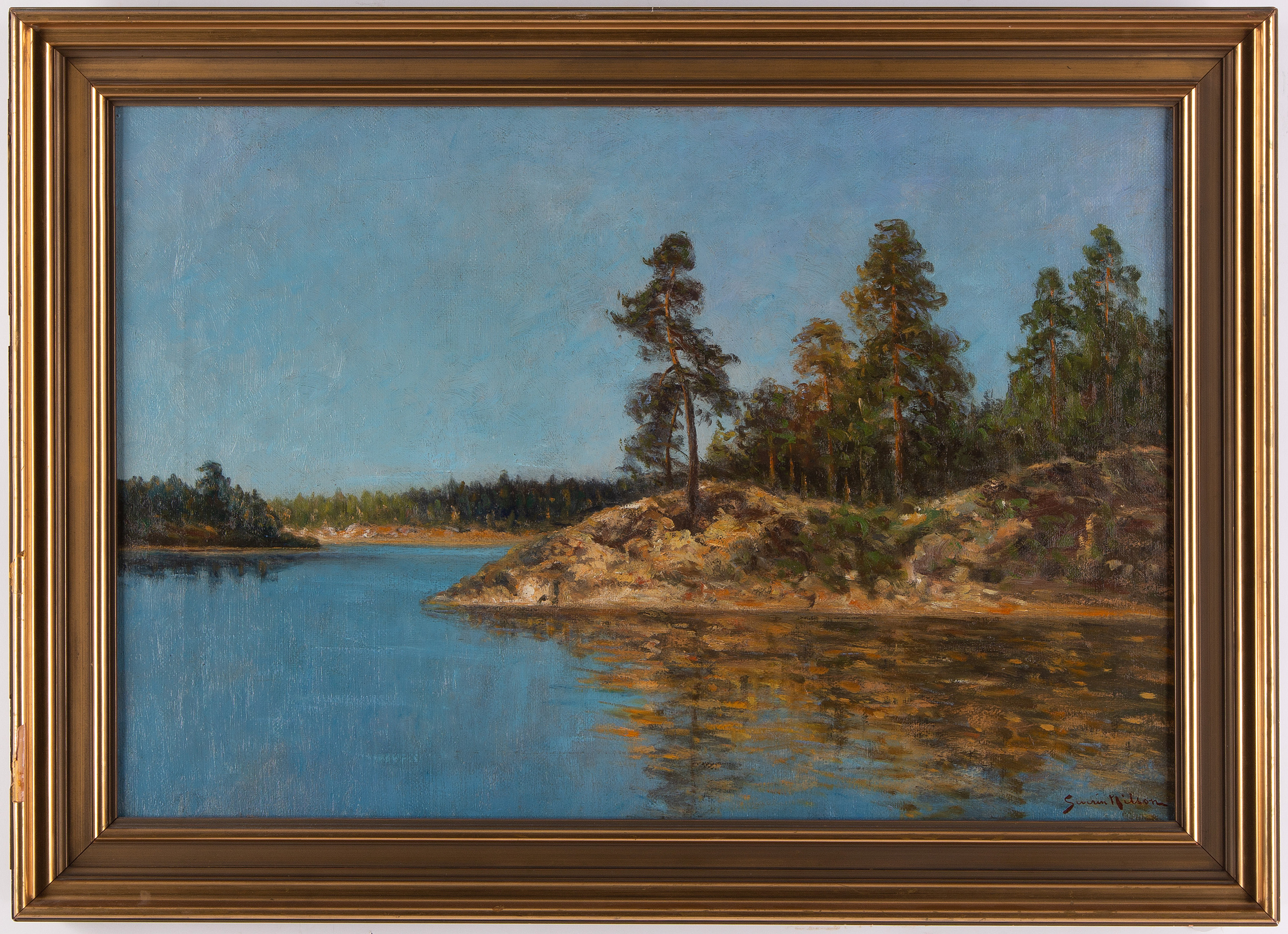 SEVERIN NILSSON, oil on canvas, signed. - Bukowskis