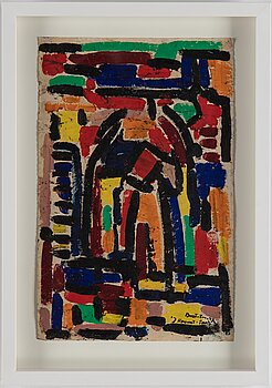 Harry Booström, oil on paper, signed and dated -49. - Bukowskis