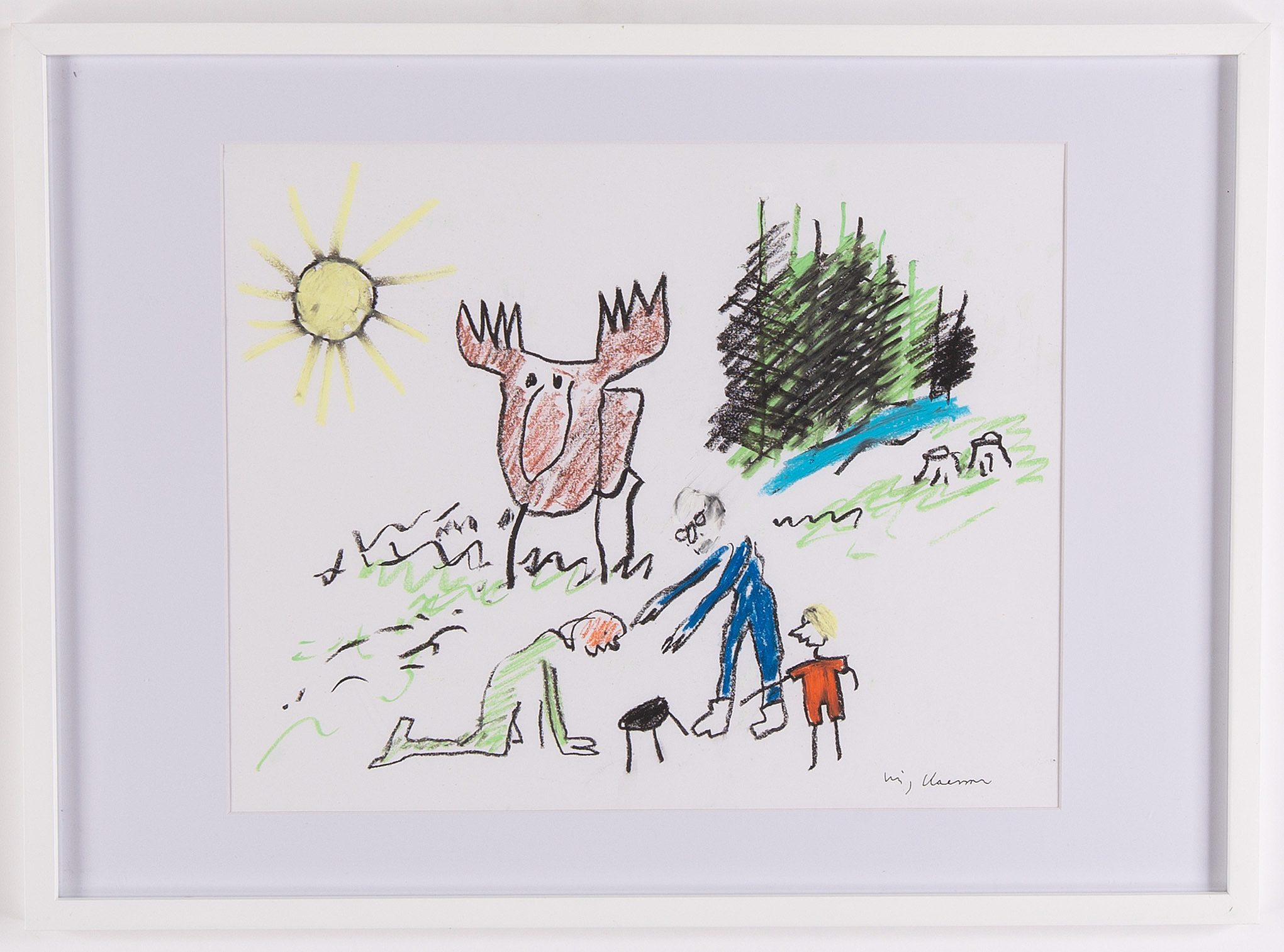 STIG CLAESSON (SLAS), pastell, signerad. - Bukowskis