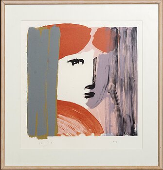 Camilla Pyk, , a lithograph in color, numbered 131/200 and signed ...