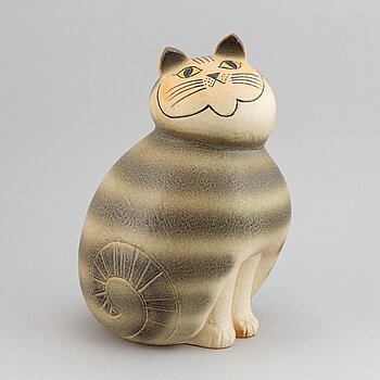 Lisa Larson, katt, stengods, "Mia Maxi", K-Studion, Gustavsberg. - Bukowskis