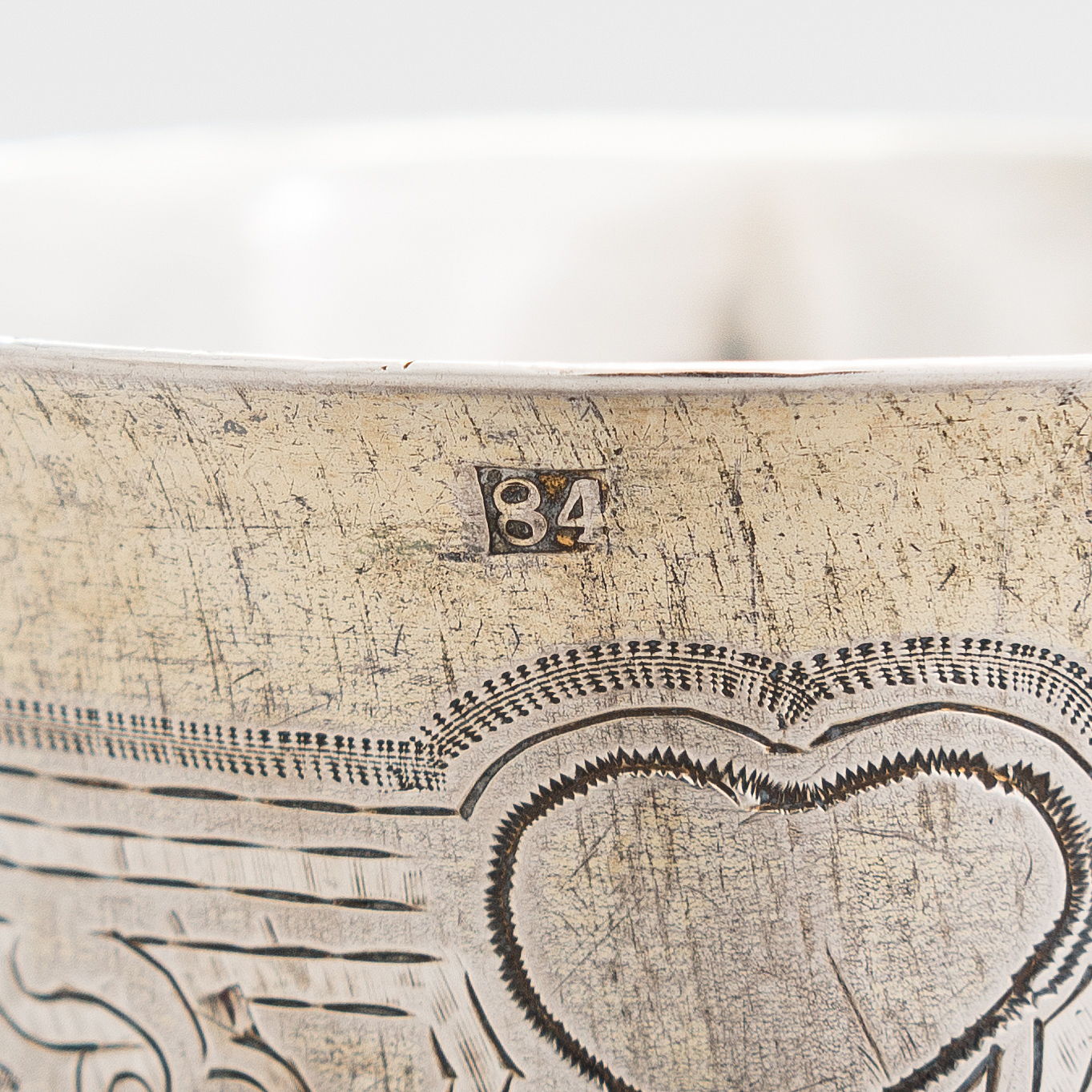 Four Russian silver beakers, Moscow 1863-1879. - Bukowskis