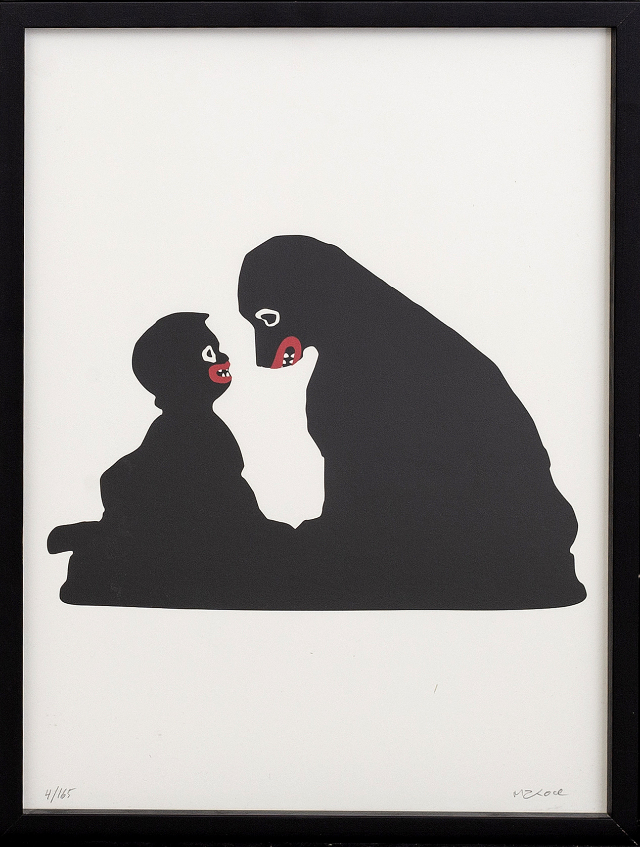 Makode Linde, färglitografi signerad och numrerad 4/165. - Bukowskis