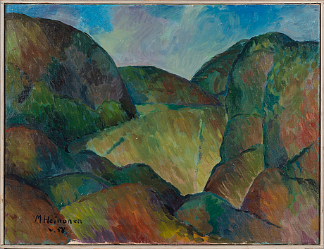 Mauri Heinonen, olja på duk, signerad och daterad -58. - Bukowskis