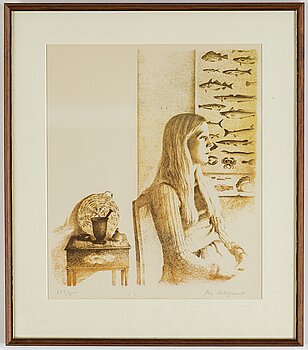 Ola Billgren, färglitografi, 1971, signerad 229/325. - Bukowskis