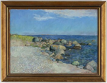 Arthur Bianchini, oil on paper-panel, signed. - Bukowskis