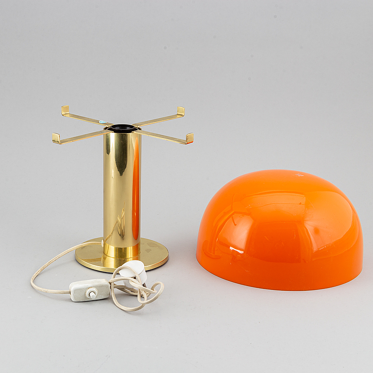 BORDSLAMPA, 1970-tal, "Svampen", Möllers Armatur, Eskilstuna. - Bukowskis