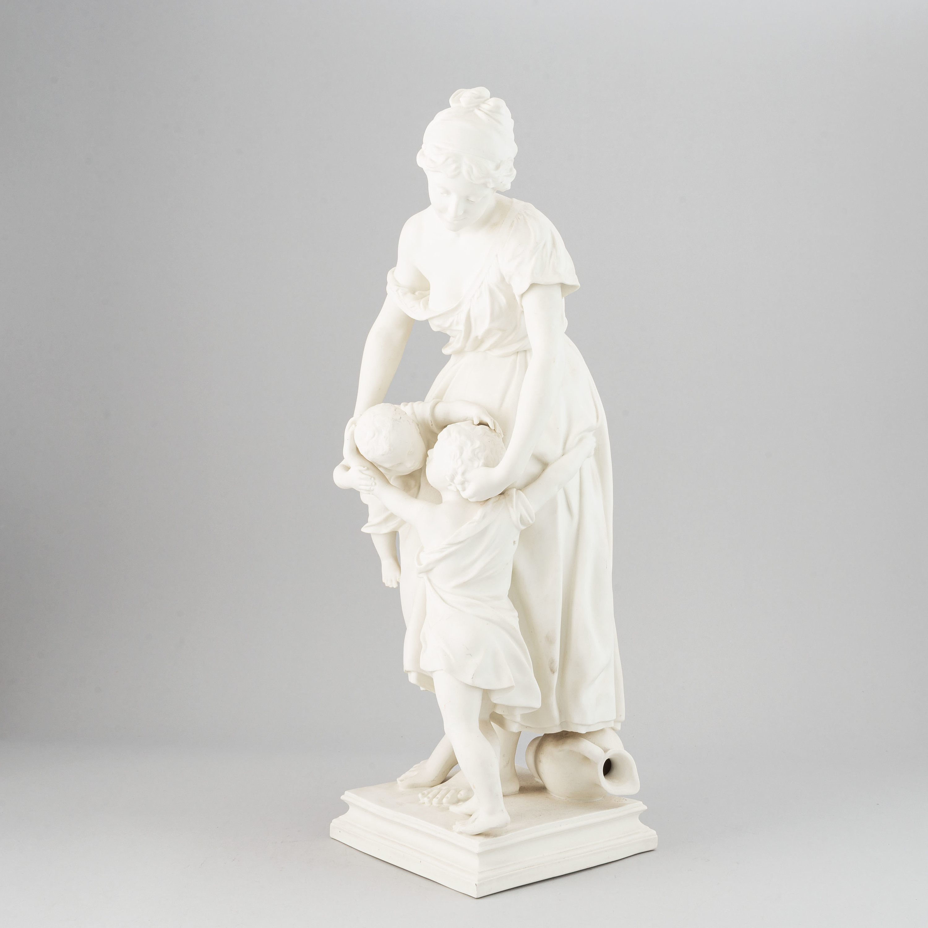 Luca Madrassi, efter. Skulptur, parian, Gustavsberg, 1920. - Bukowskis