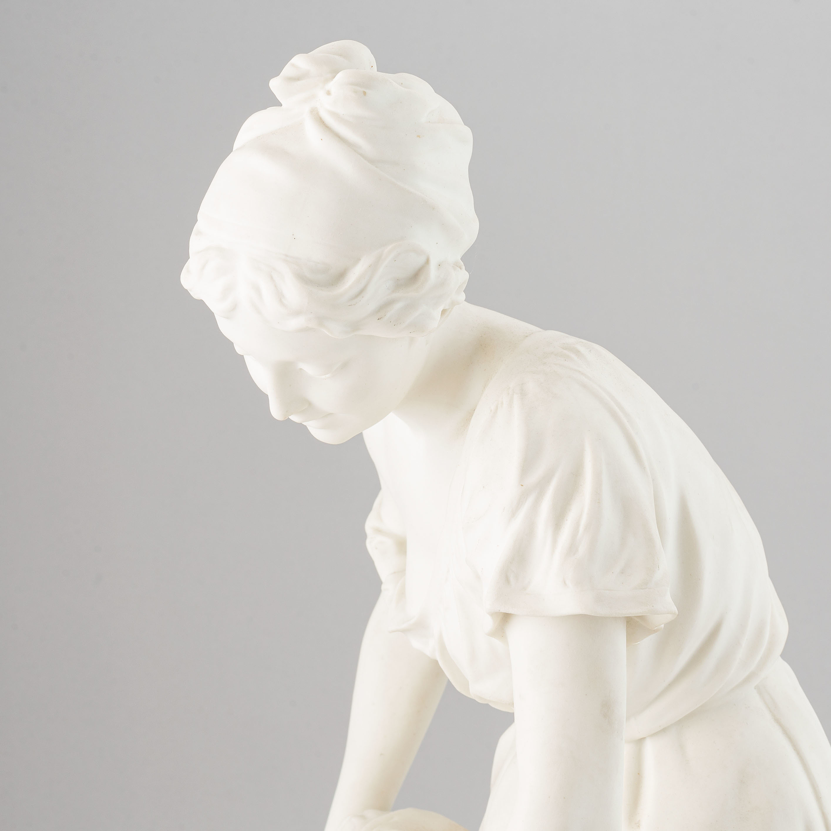 Luca Madrassi, efter. Skulptur, parian, Gustavsberg, 1920. - Bukowskis