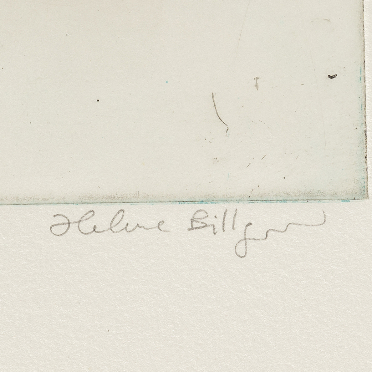 Helene Billgren, etching, signed Helene Billgren and numbered 132/250 ...