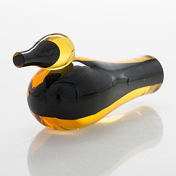 Giorgio Vigna A glass bird signed G. Vigna, Iittala. - Bukowskis