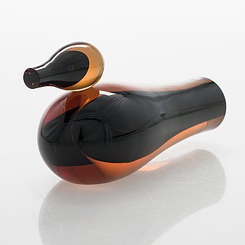 Giorgio Vigna, A glass bird signed G. Vigna, Iittala. - Bukowskis