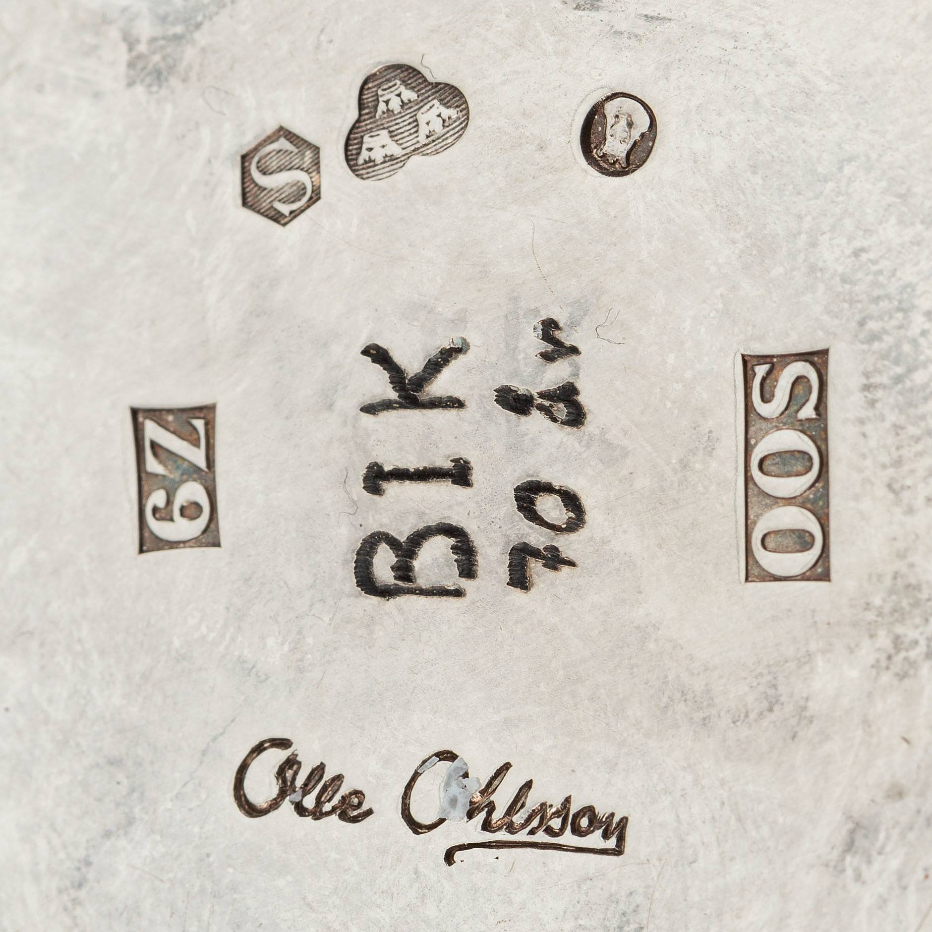 Olle Ohlsson, vas, silver. Stockholm 1974. - Bukowskis