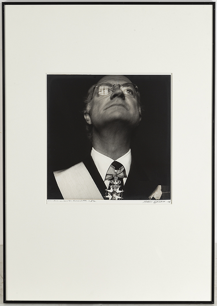 Hans Gedda, photograph signed and dated -96. - Bukowskis