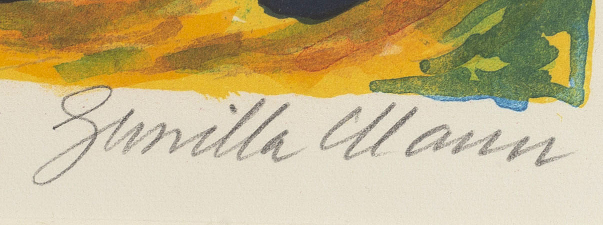 Gunilla Mann, lithographs in colours signed and numbered 116 and 257/ ...