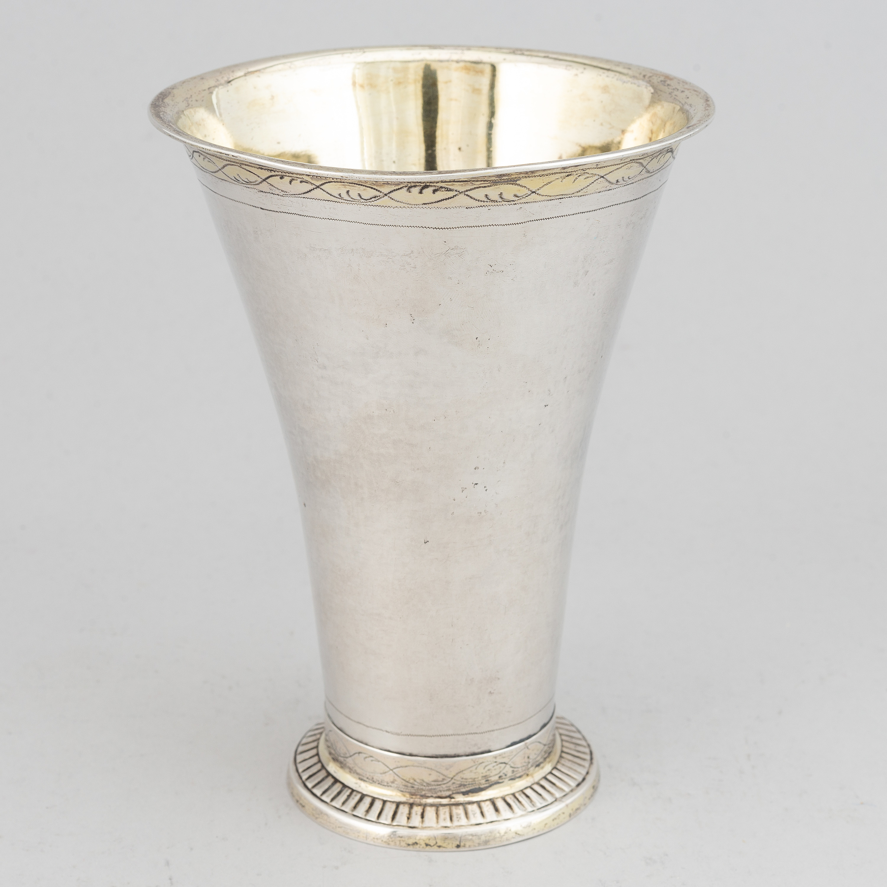 Erik Holmberg, bägare, silver, Lund 1806. - Bukowskis