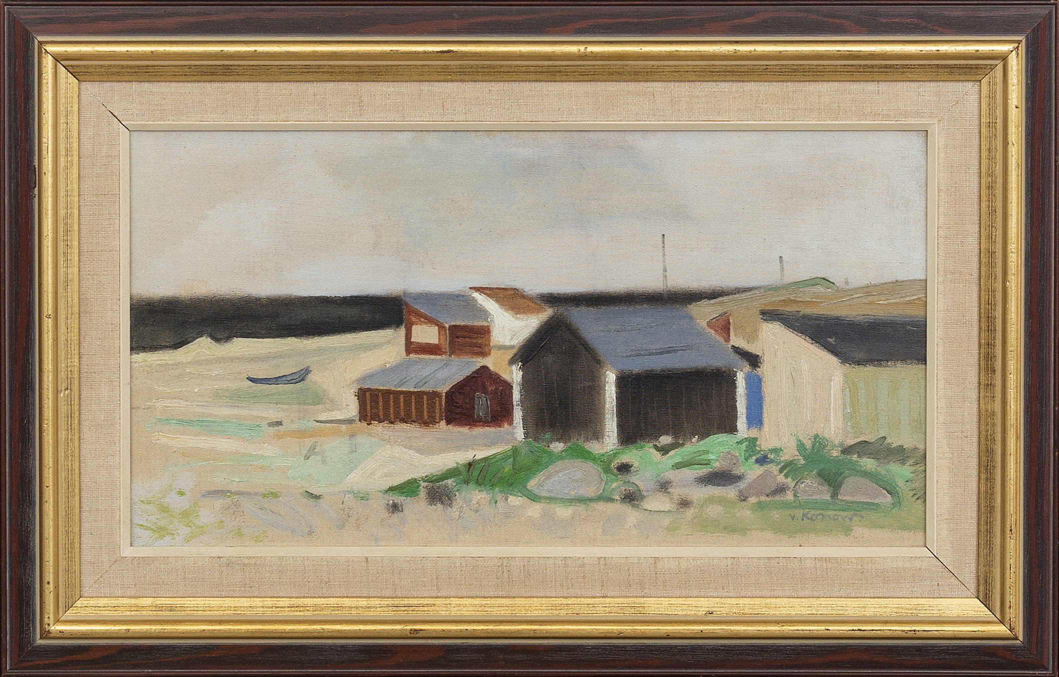 Jurgen von Konow, oil on canvas, signed. - Bukowskis