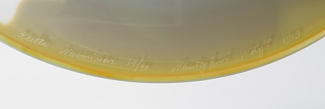 Kerttu Nurminen, dekorationsfat, 2 st, signerad Kerttu Nurminen ...