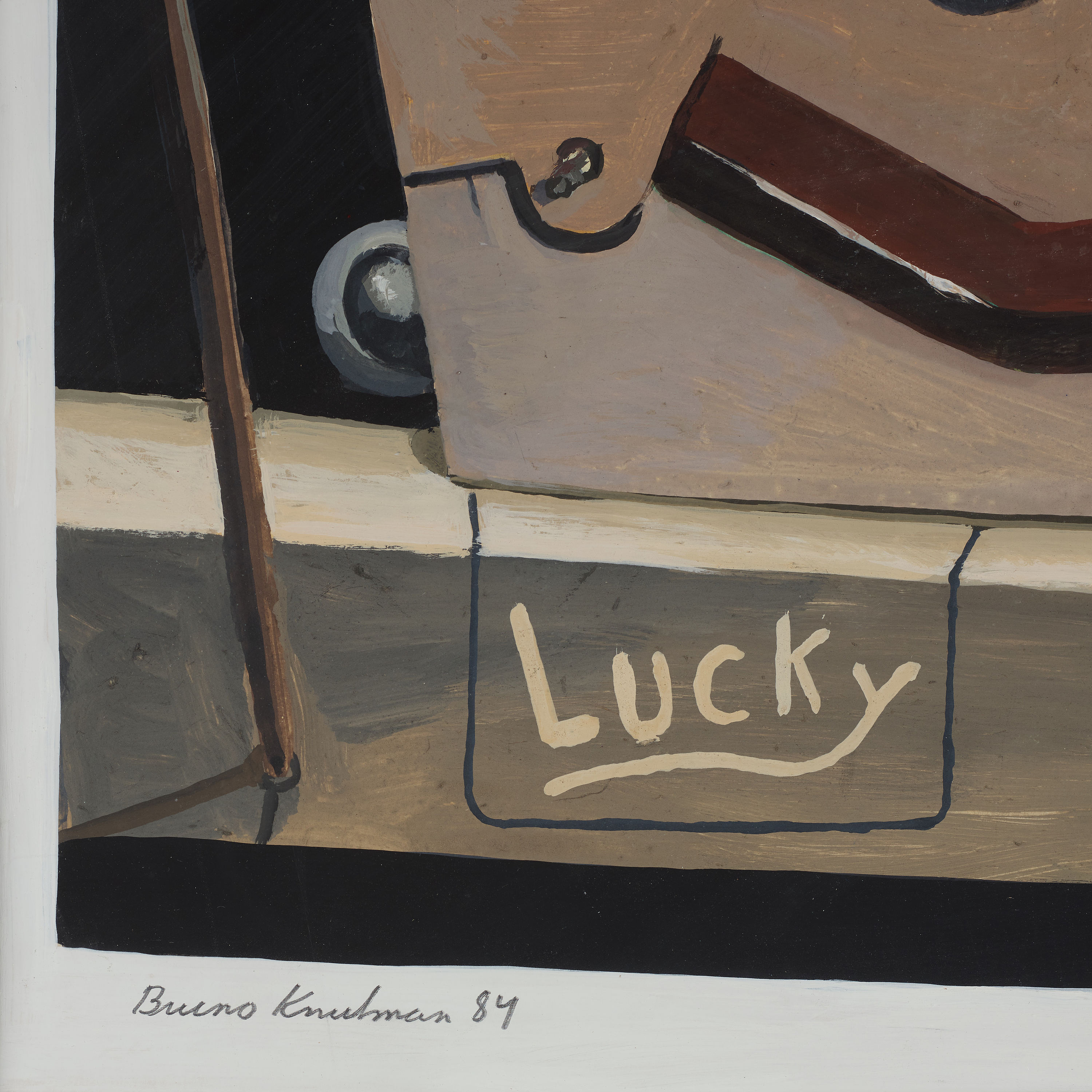 Bruno Knutman, gouache, signerad Bruno Knutman och daterad -84. - Bukowskis