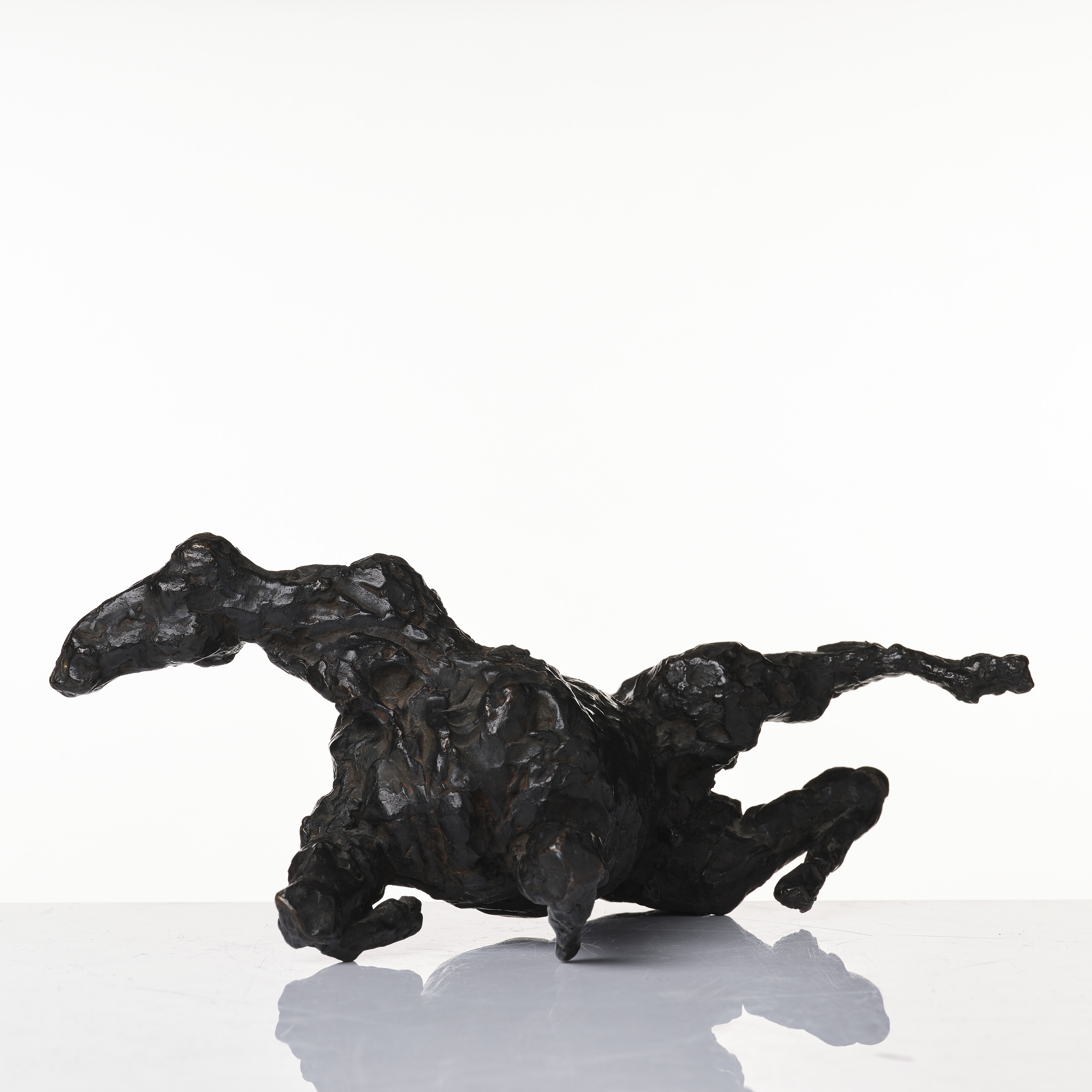 Asmund Arle, sculpture, dark patinated bronze, signed A. Arle and ...