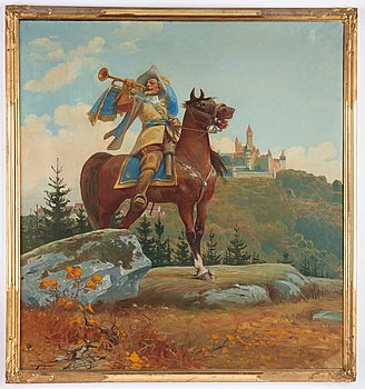 Vicke Andrén, oil on canvas, signed and dated -12. - Bukowskis