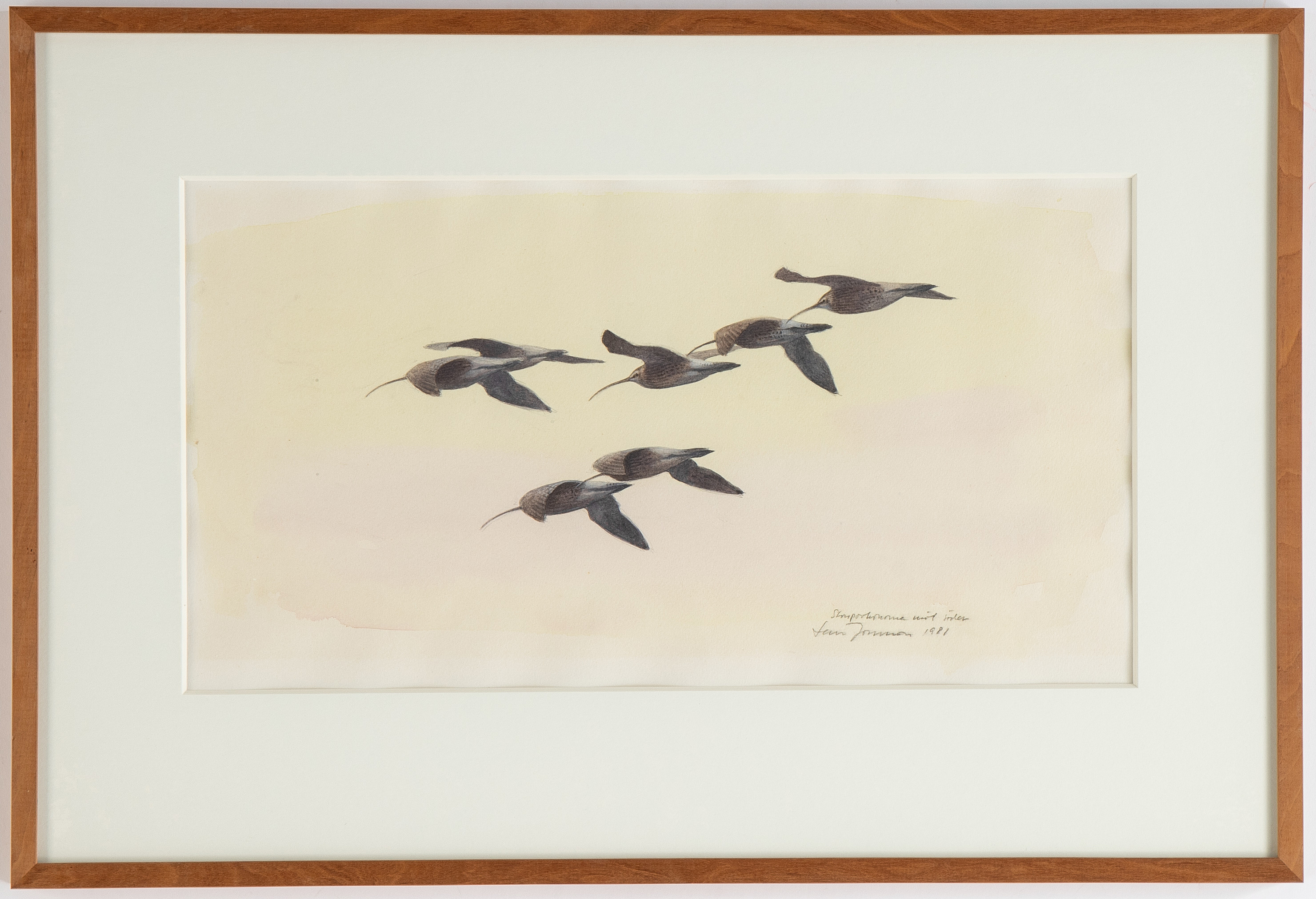 Lars Jonsson, watercolour, signed and dated 1981. - Bukowskis