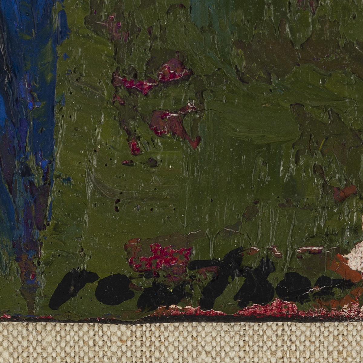 Wolf Reuther, oil on canvas, signed. Dated Paris -59 verso. - Bukowskis