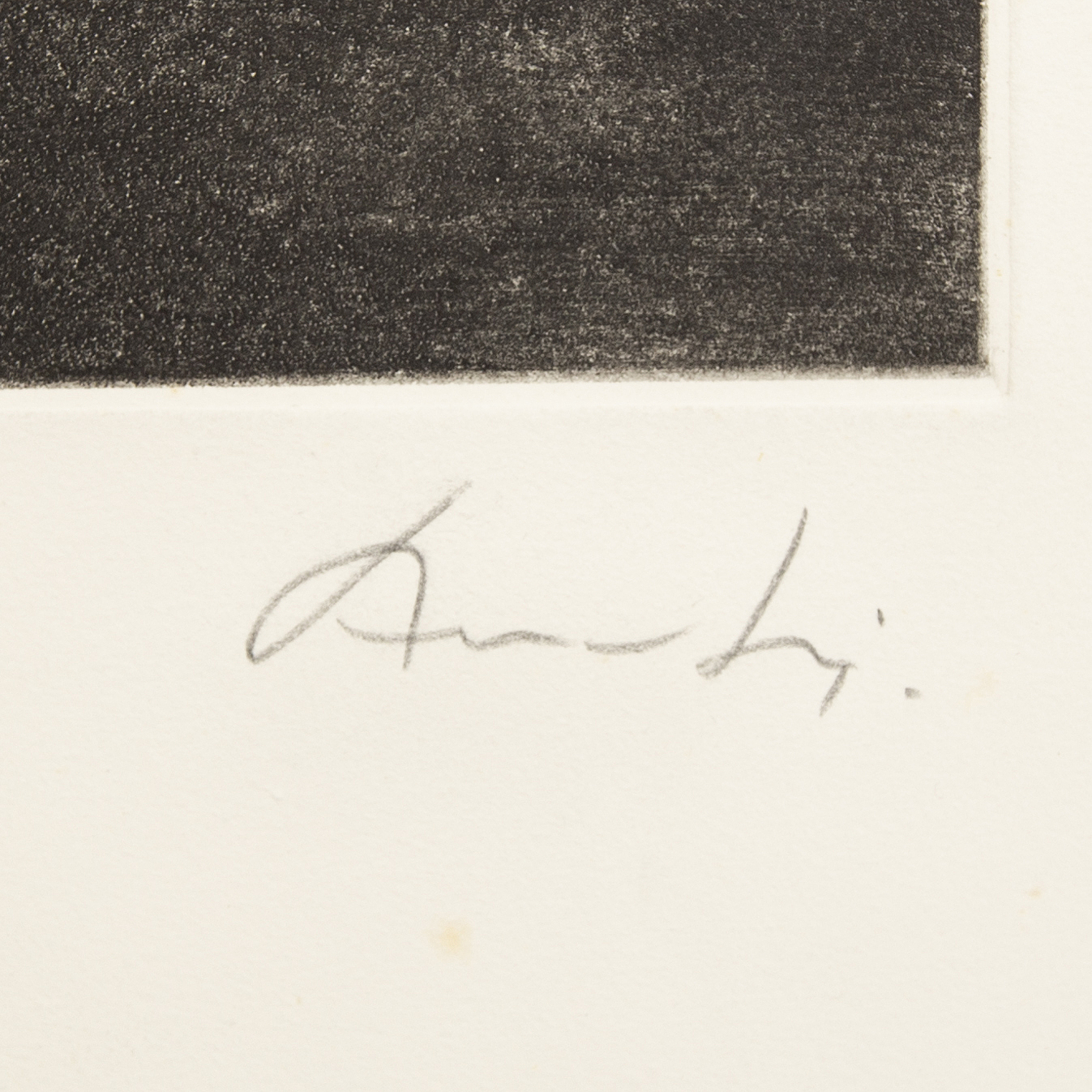 August Puig, a signed etching. - Bukowskis