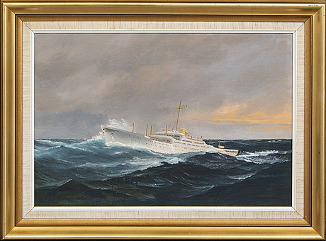 Carl Wallin, oil on canvas signed. - Bukowskis