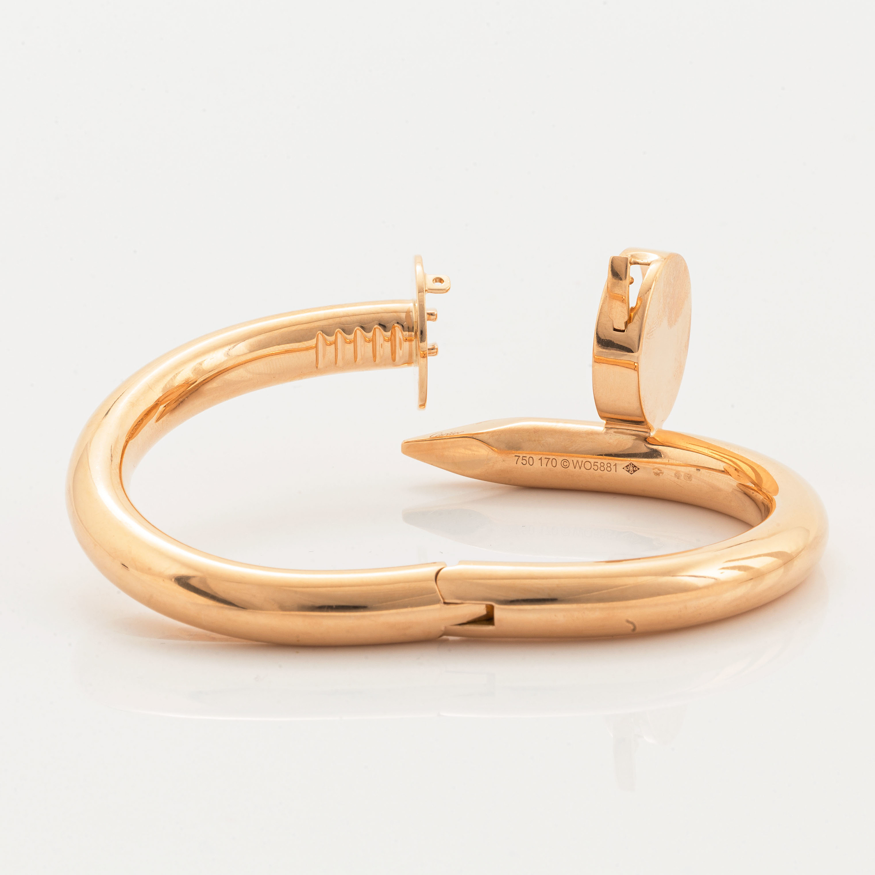A Cartier bracelet "Juste en Clou" large model. - Bukowskis