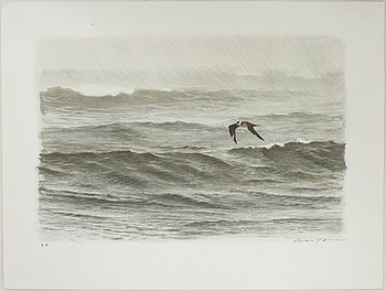 Lars Jansson, lithograph in colours, signed EA. - Bukowskis