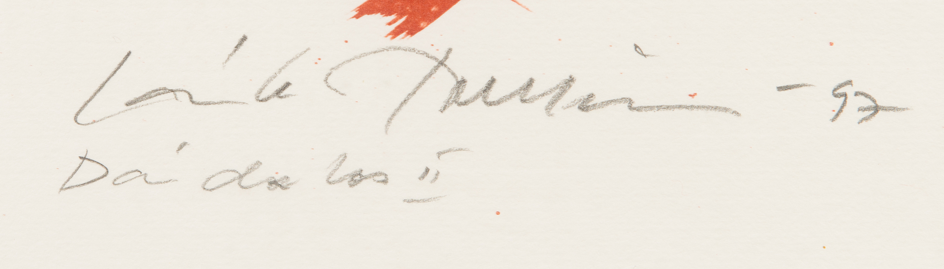 Laila Pullinen, litograph, signed and dated -97, numbered 13/50. - Bukowskis