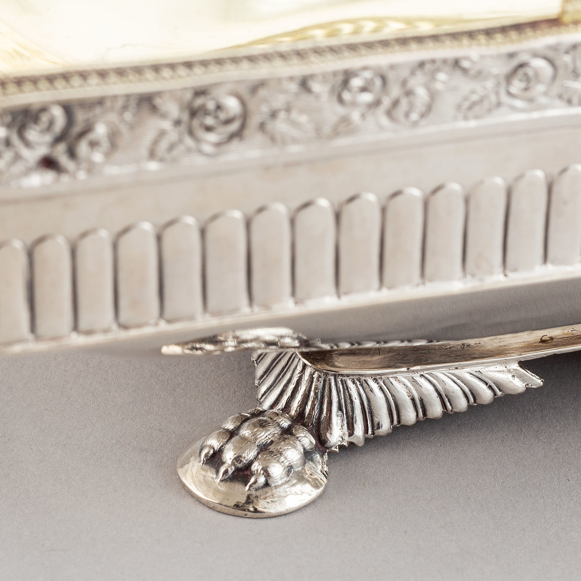 A russian parcel-gilt silver basket, Moscow 1830s. - Bukowskis