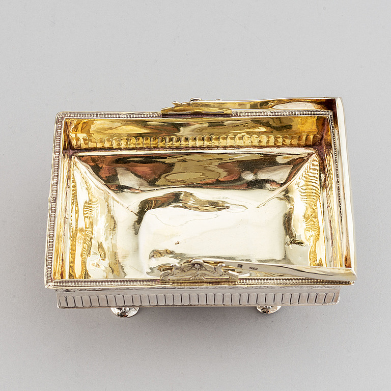 A russian parcel-gilt silver basket, Moscow 1830s. - Bukowskis