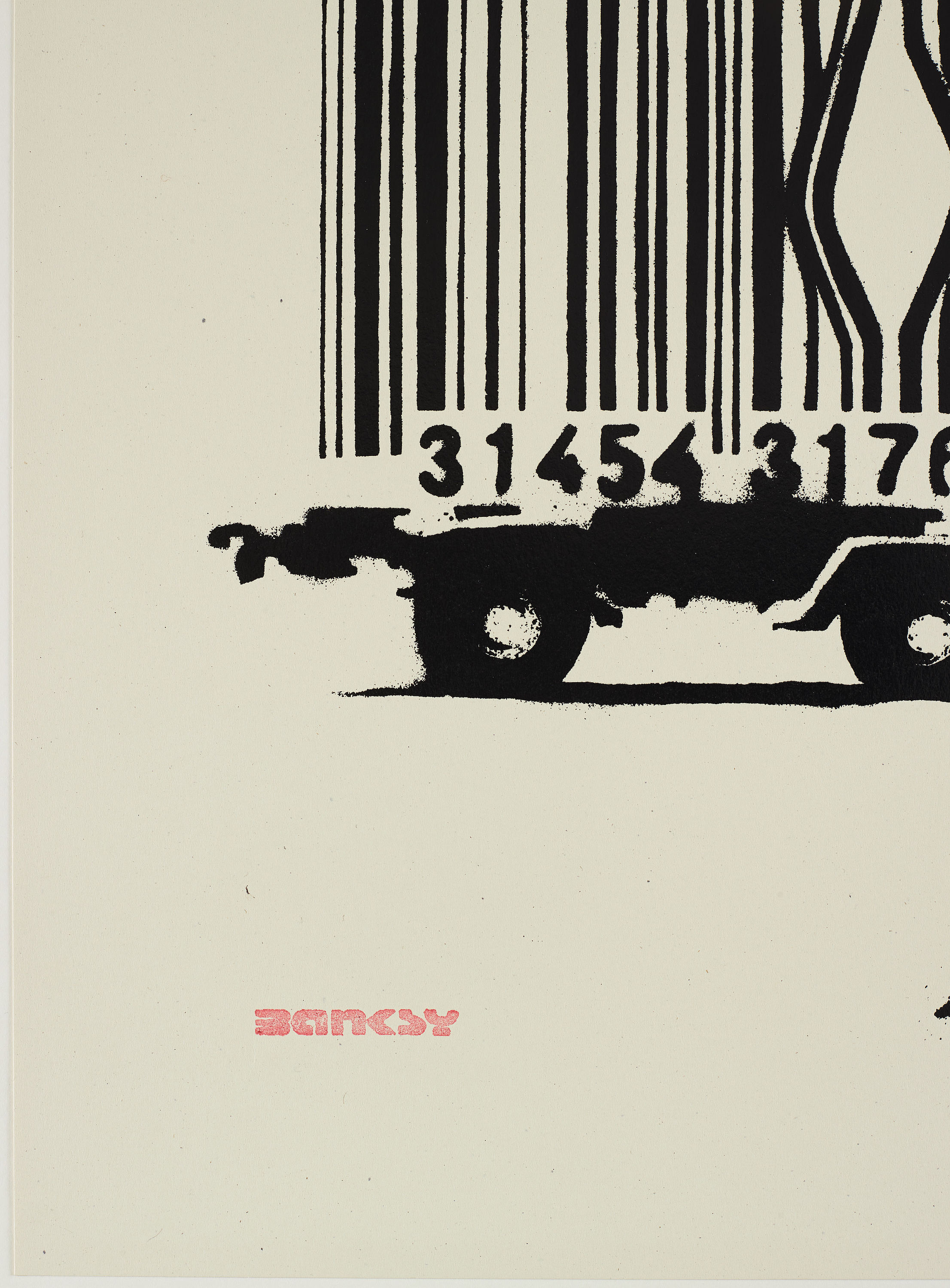 Banksy, "Barcode". - Bukowskis