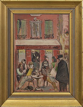 Per Krohg, olja på pannå signerad. - Bukowskis