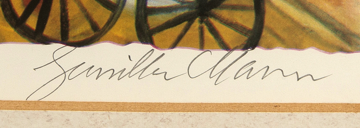 Gunilla Mann, Gunilla Mann, color lithograph signed and numbered 251/ ...