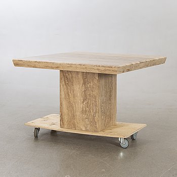 Matbord, Travertin/sten, ca1980-tal. - Bukowskis
