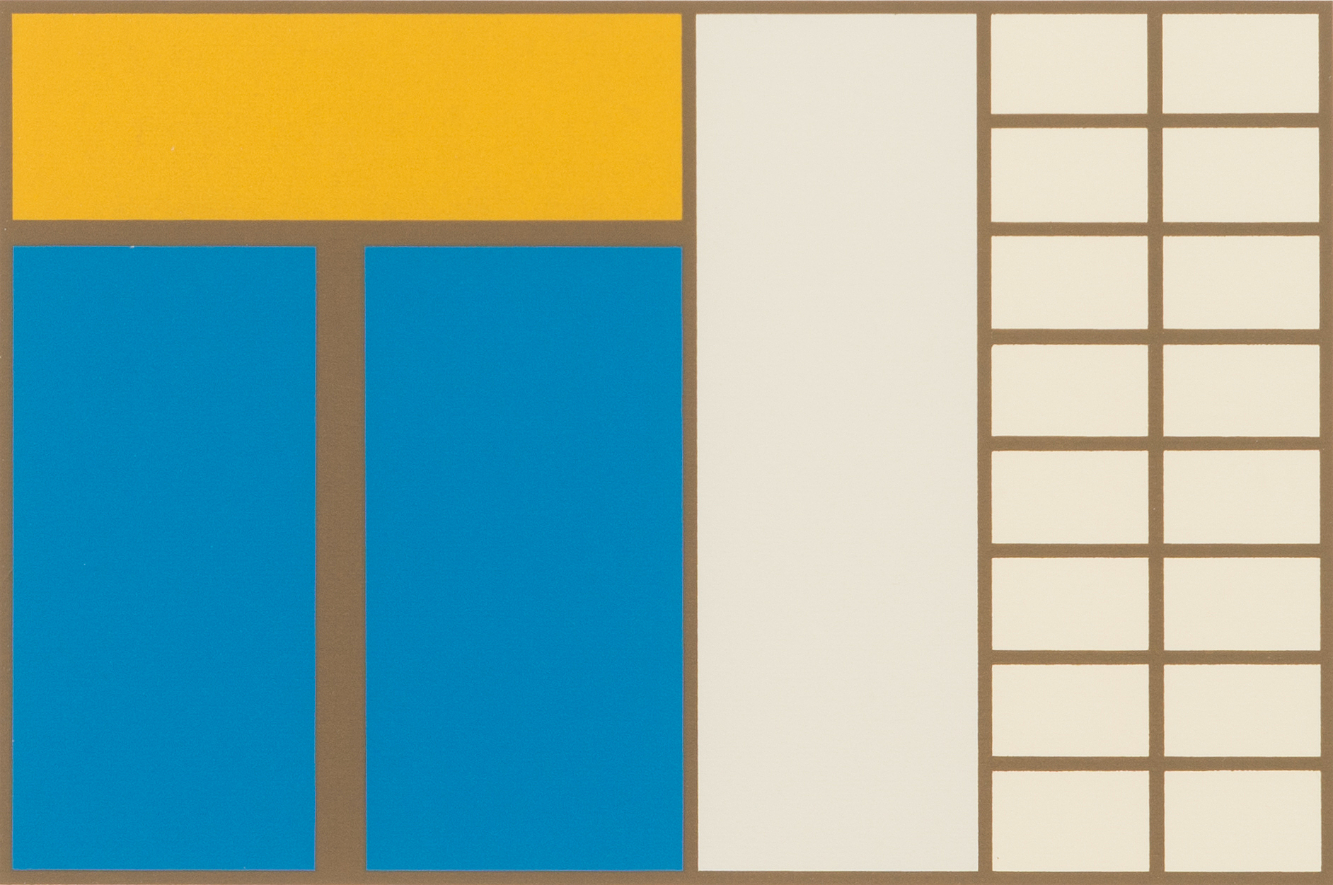 Carolus Enckell, silkscreen, signed and dated -91, numbered 30/50 ...