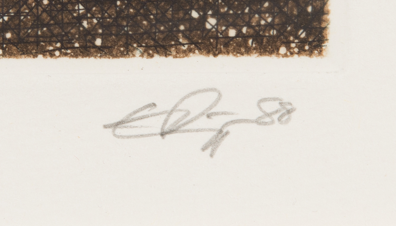 Esa Riippa, etching, signed and dated -88, numbered 50/100. - Bukowskis